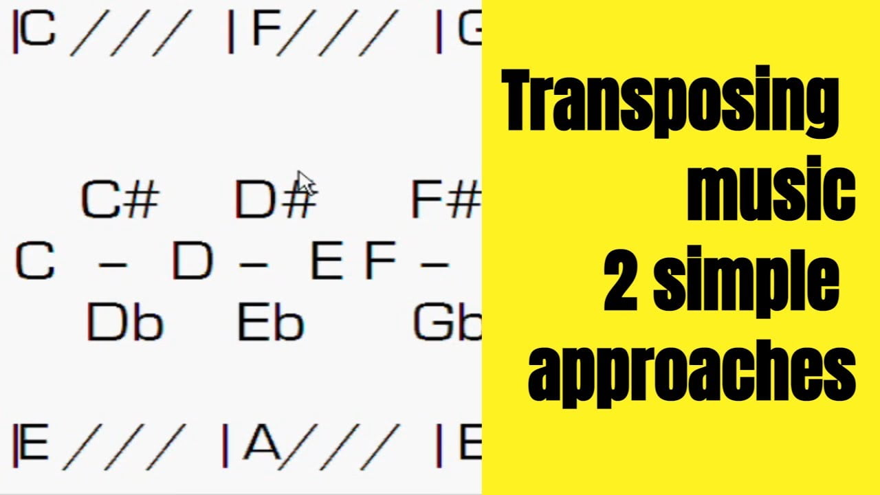 How to transpose – Gianni Chiarello